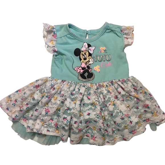 Disney | One Pieces | Disney Baby 8 Mo Minnie Mouse Tutu Cute Floral ...